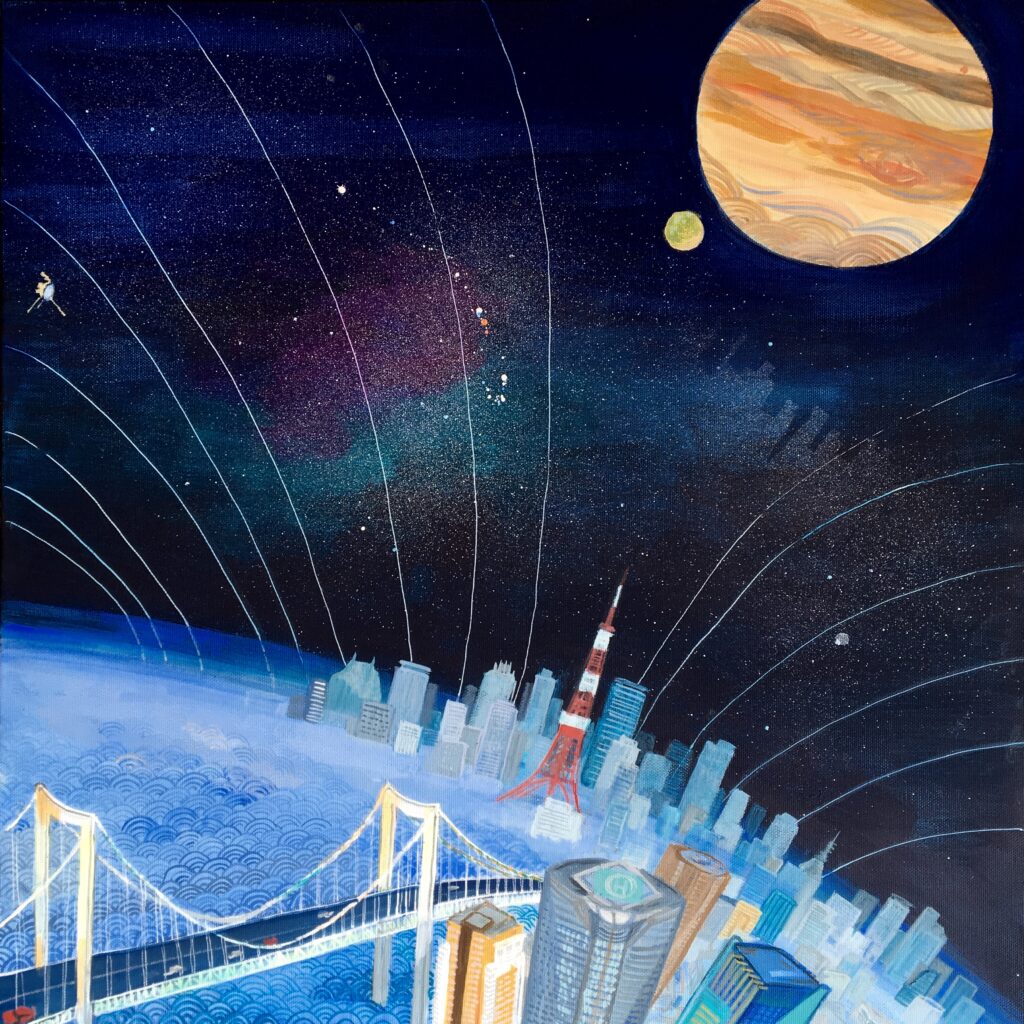 Checkerboard Scenery | 坂本澄子の絵画作品サイト『重なりあう風景』